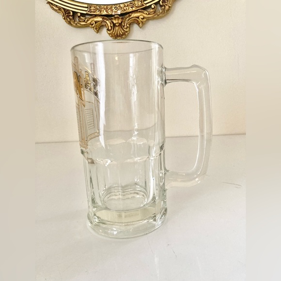 Vintage | Dining | Vtg Old School Saloon Huge Giant Beer Mug Glass 8 ...